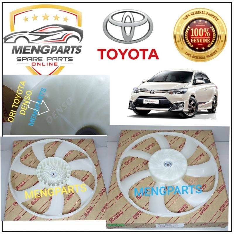 ORIGINAL TOYOTA VIOS NCP150 NSP151 2013Y-2019Y FAN BLADE 14" 16361 ...