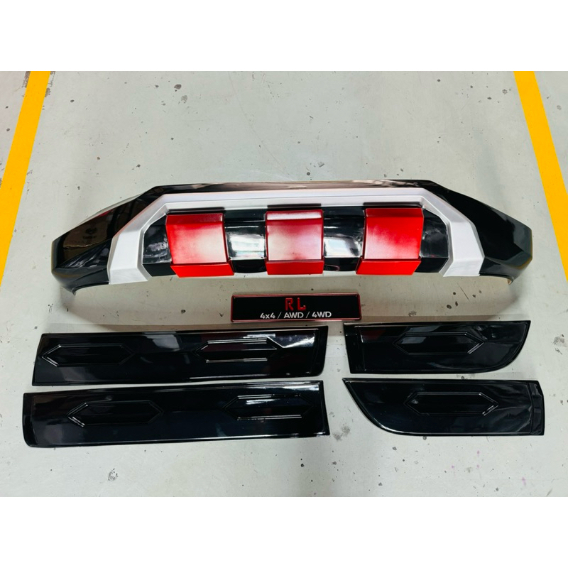 Mitsubishi triton 2019 2020 2021 2022 Absolute front bumper skirt lip ...