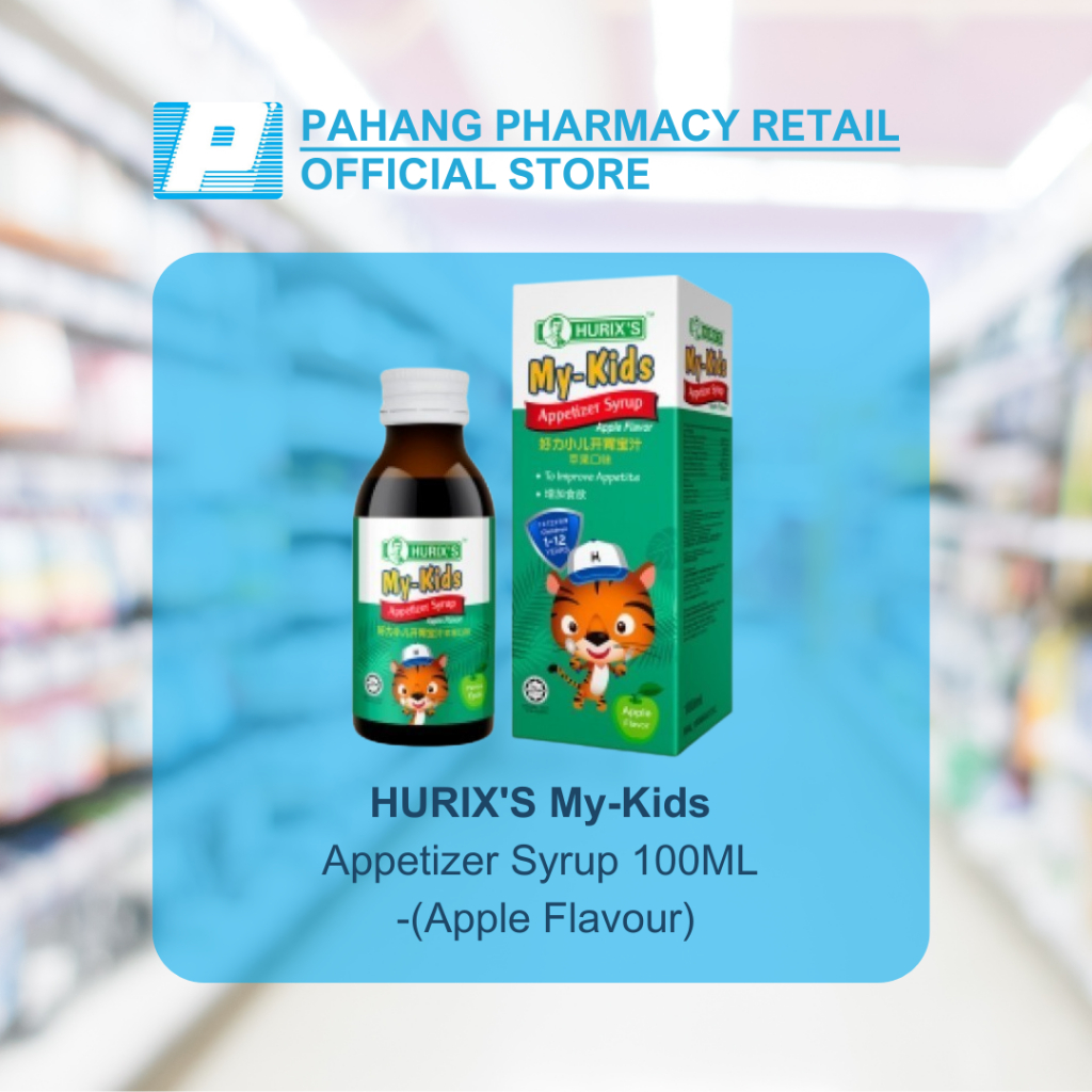 HURIX'S My-Kids Appetizer Syrup 100ML -(Apple Flavour) | Shopee Malaysia