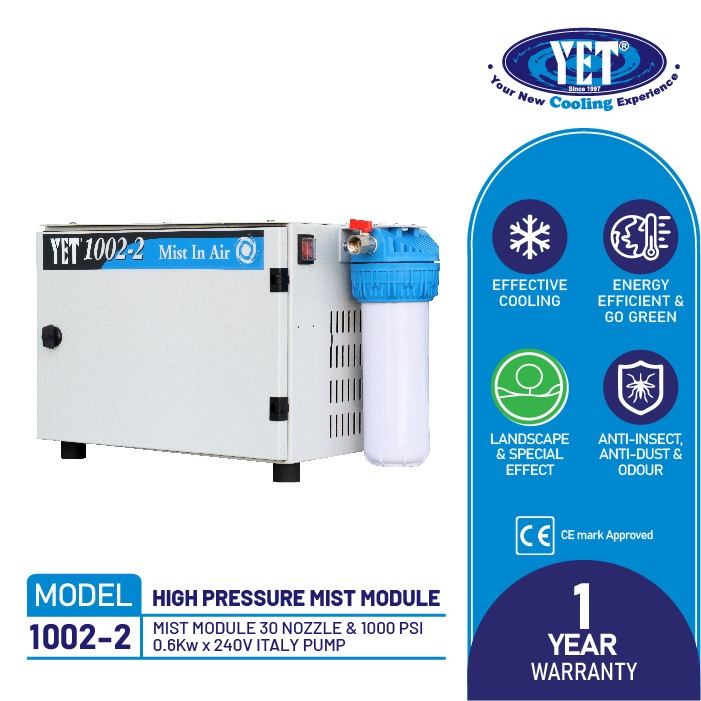 YET 1002-2 1000psi High Pressure Water Mist System Complete Set ...