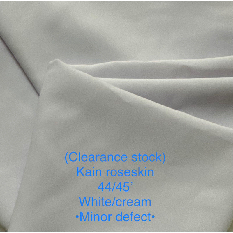 (Clearance)Kain Roseskin 44/45’ minor defects | Shopee Malaysia