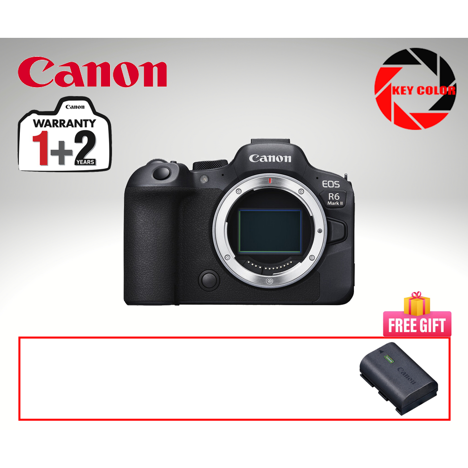 Canon EOS R6 Mark II Mirrorless Camera + Canon Extra battery (Canon ...