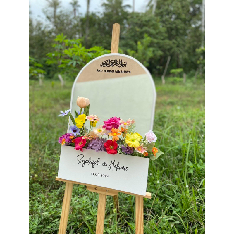 flower box mirror board by gubah_byieka 60 x 40cm | Shopee Malaysia