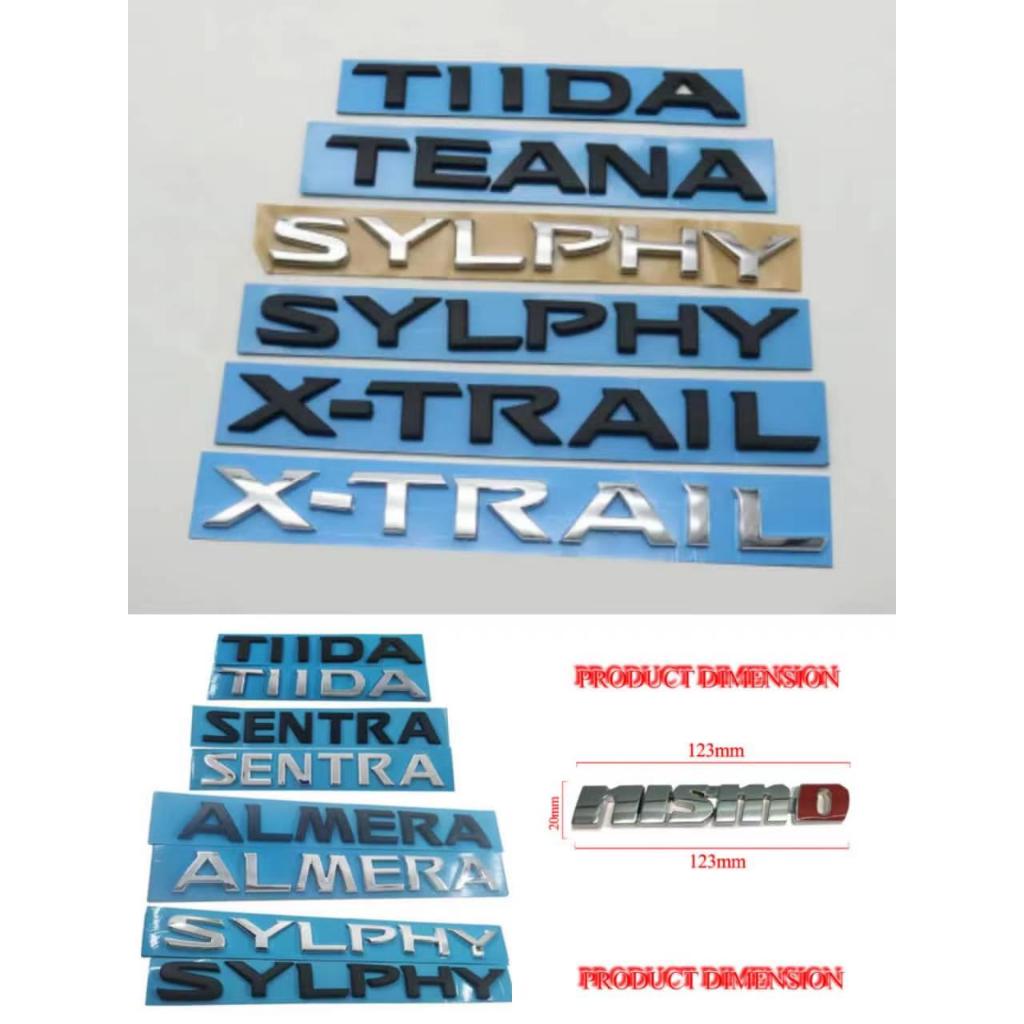 Nissan ALMERA SYLPHY X-TRAIL SENTRAL nismo Emblem Logo | Shopee Malaysia