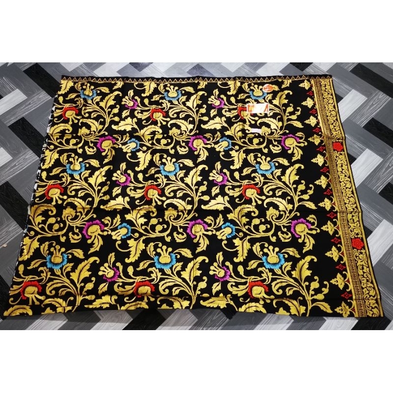 Songket Sarawak 2 Meter Hitam | Shopee Malaysia