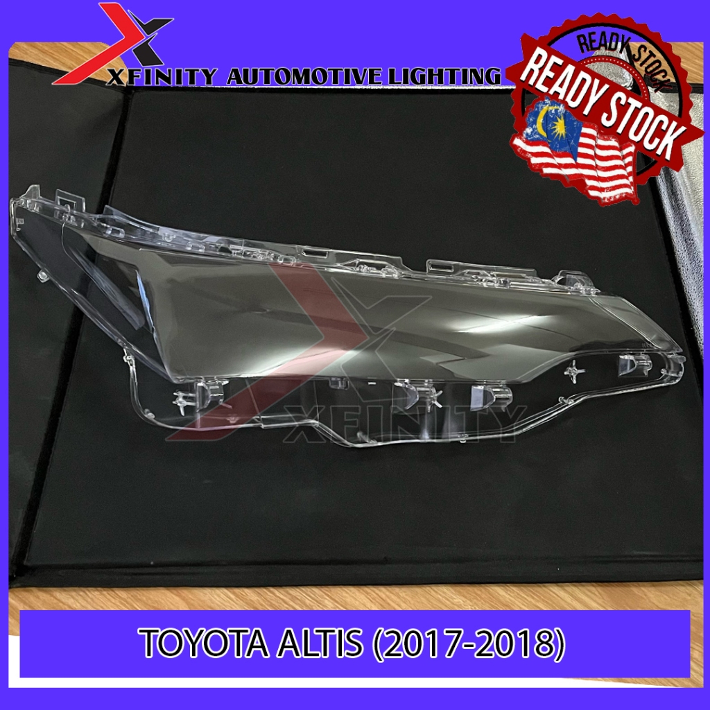 TOYOTA ALTIS 17 18 HEADLAMP COVER / HEADLIGHT COVER / HEADLAMP LENS ...