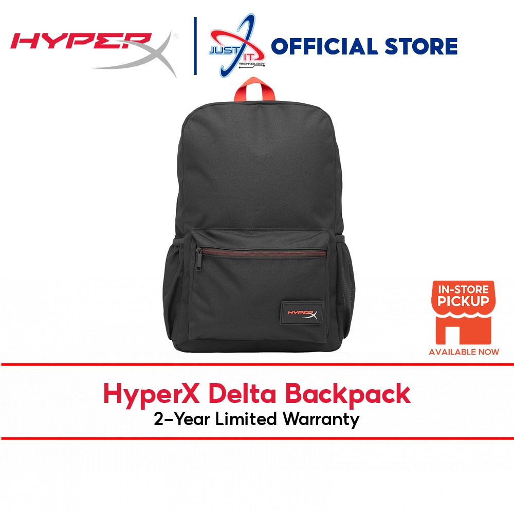 HyperX Delta Gaming Backpack - Black (16") 8C524AA | Shopee Malaysia