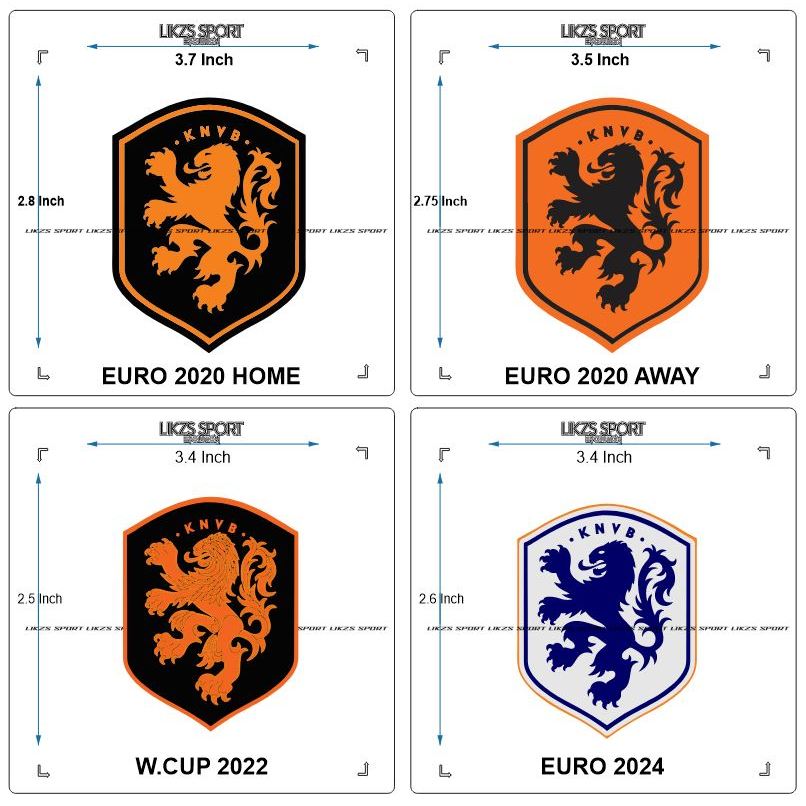 Netherlands Logo (Iron On) Badge HD Logo Patch | Lencana | Lambang ...