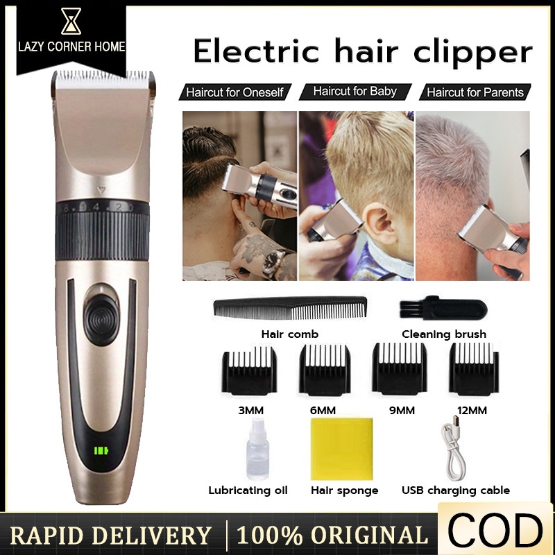 Rechargeable Electric Push Professional Hair Clipper Hair Clippers ...
