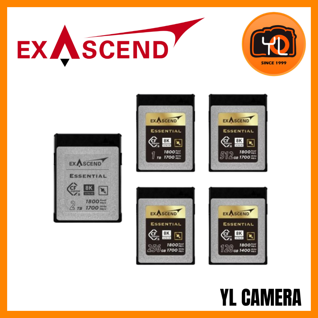 Exascend 128GB/256GB/512GB/1TB/2TB Essential Series CFexpress Type B Memory Card | Shopee Malaysia