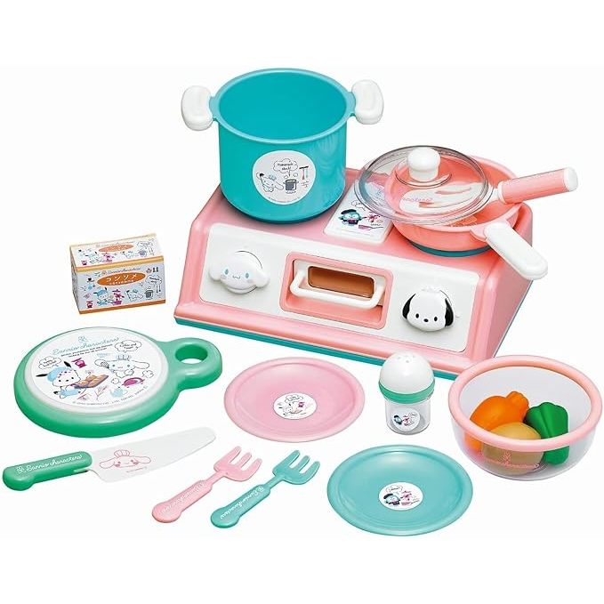Toy Royal Sanrio Characters Kitchen Set Toy Cookware Cinnamoroll ...