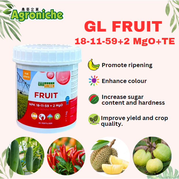 1KG Baja 18-11-59 Belgium Grogreen GeL Fertilizer for fruiting ...