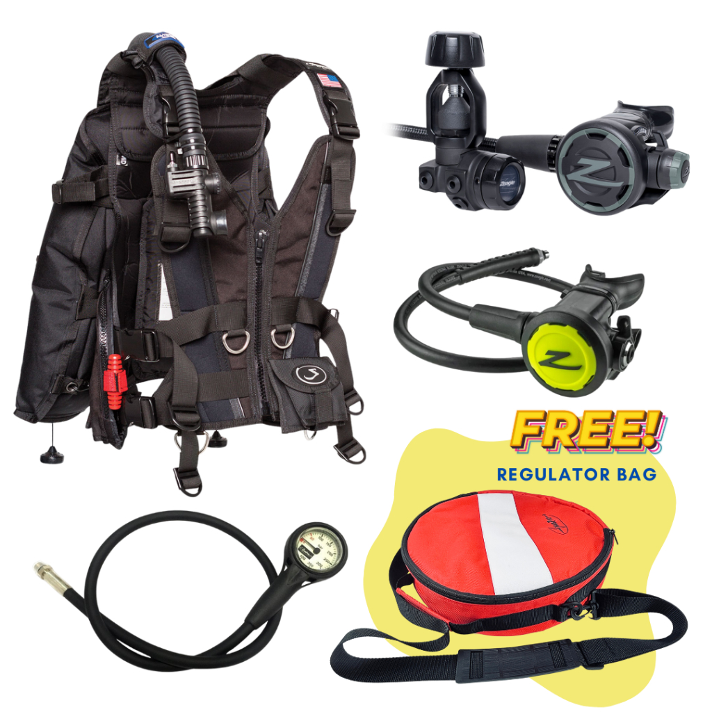 Zeagle Zena BCD With F8 Regulator Set (4) | Shopee Malaysia