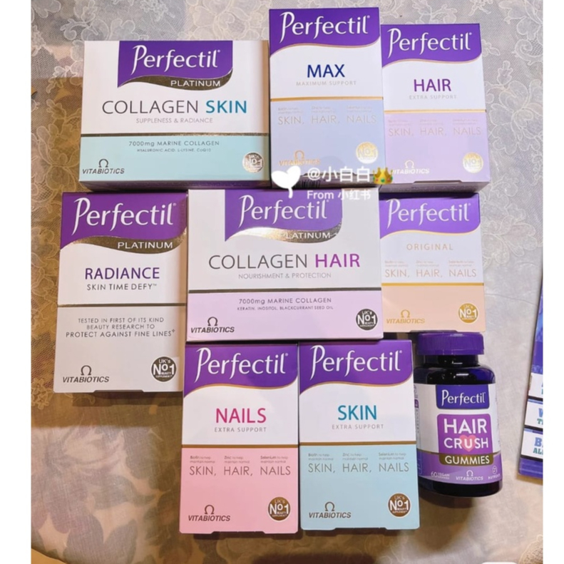 Vitabiotics Perfectil - Hair Skins and Nails Supplement [Original, Skin ...
