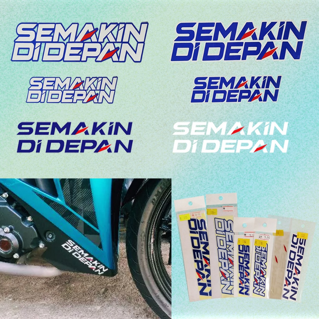 Sticker Motor Kereta SEMAKIN DI DEPAN Tampal Luar | Shopee Malaysia