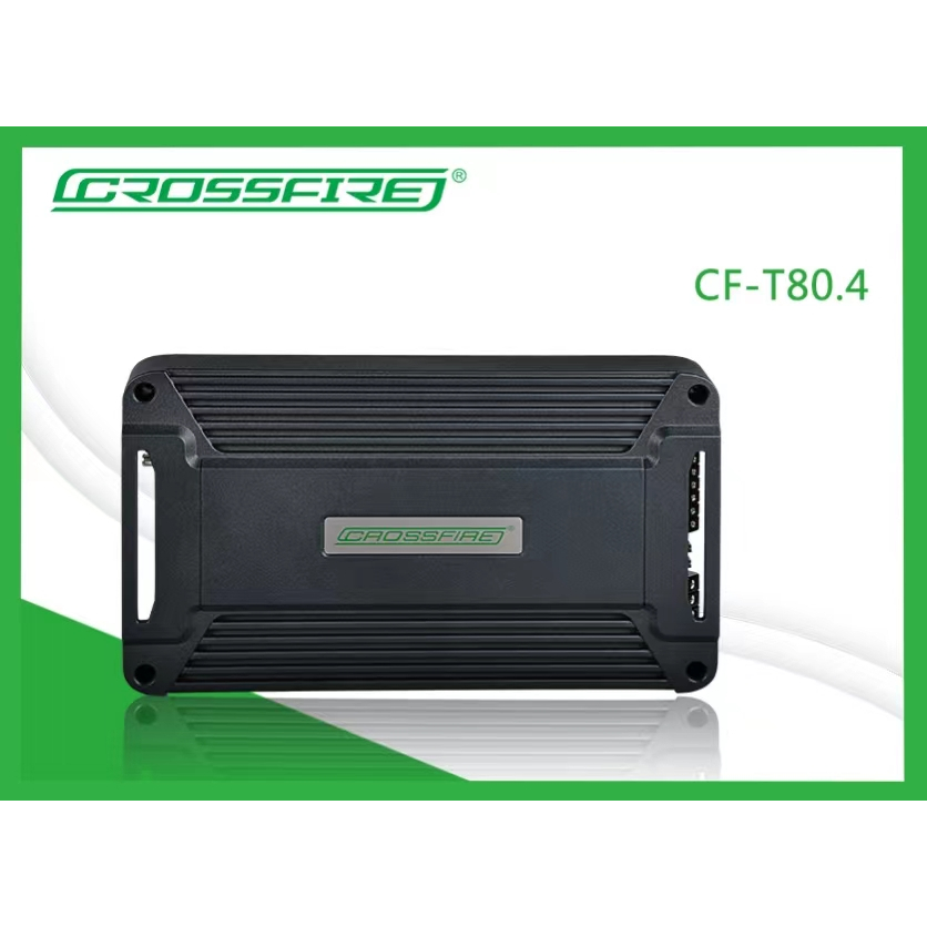 CROSSFIRE [CF-T80.4] 4 CH CLASS AB POWER AMPLIFIER [80 WATTS] | Shopee ...