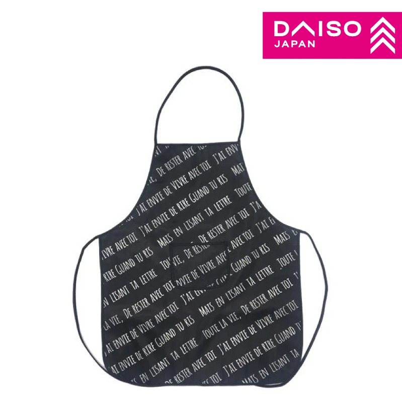 DAISO Apron English Letters -58cm x 70cm | Shopee Malaysia
