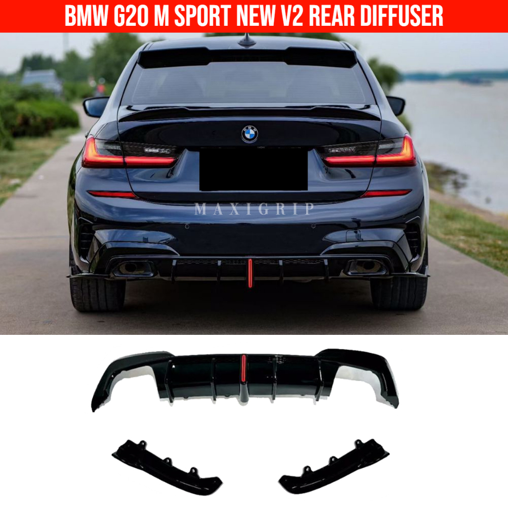 BMW G20 Rear Diffuser kit m sport vten 3d design cmst g20 accessories ...