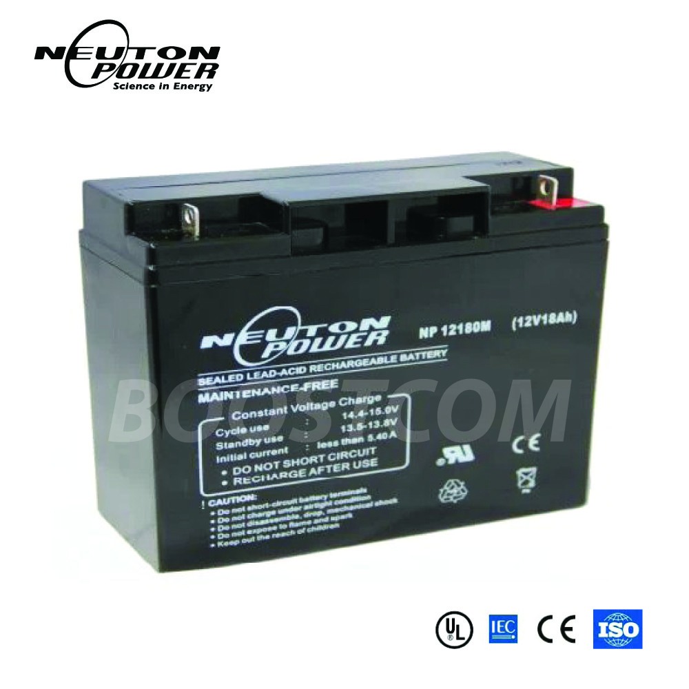 Neuton Power NP12180 12V 18Ah Maintenance Free AGM SLA Suitable for ...
