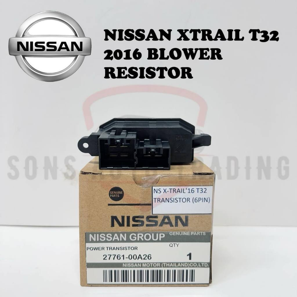 NISSAN X-TRAIL XTRAIL T32 2016 BLOWER RESISTOR / TRANSISTOR (ORIGINAL ...