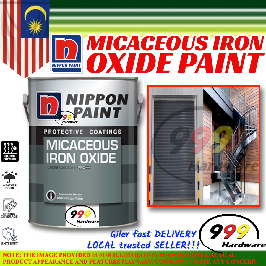 999 NIPPON PAINT Micaceous Iron Oxide Paint / MIO paint / Metal Paint ...