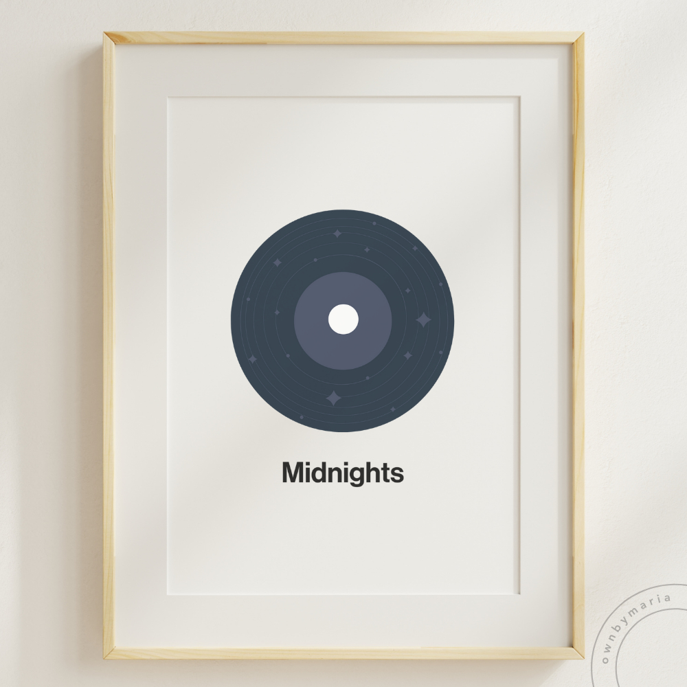 Taylor Swift Midnights Swiftie Wall Art Poster | Shopee Malaysia