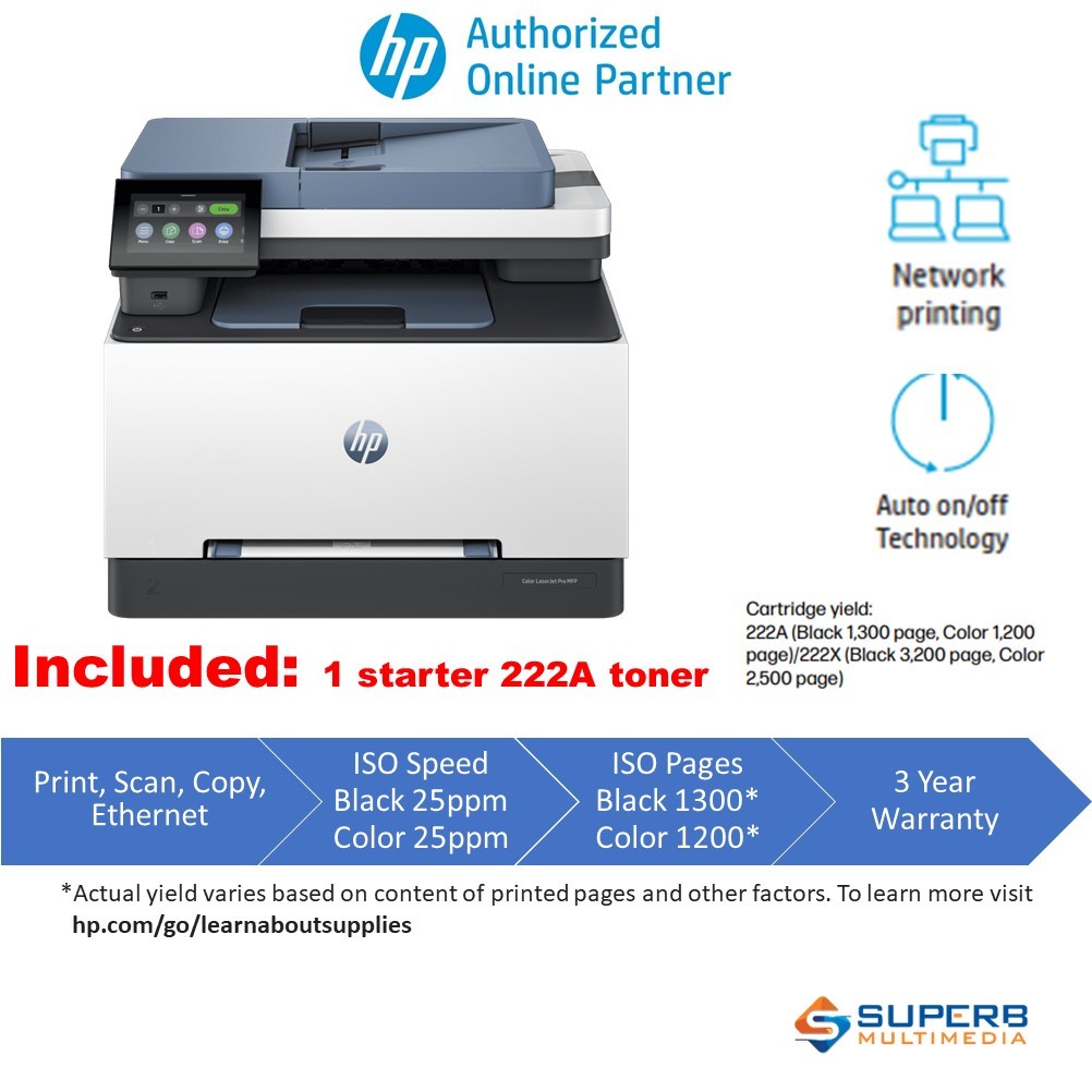 HP Color LaserJet Pro MFP 3303fdn Printer (T&G E-Wallet Rm100) | Shopee ...