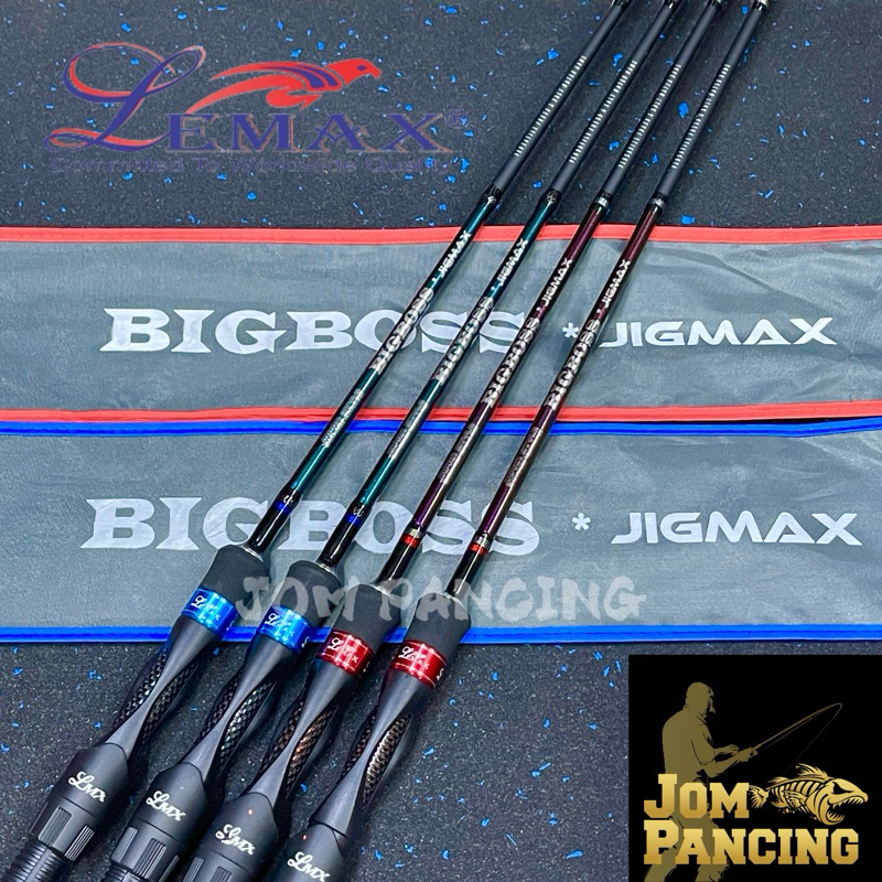 【Jom Pancing】LEMAX BIG BOSS JIG MAX SOLID CARBON JIGGING SPINNING BC ...