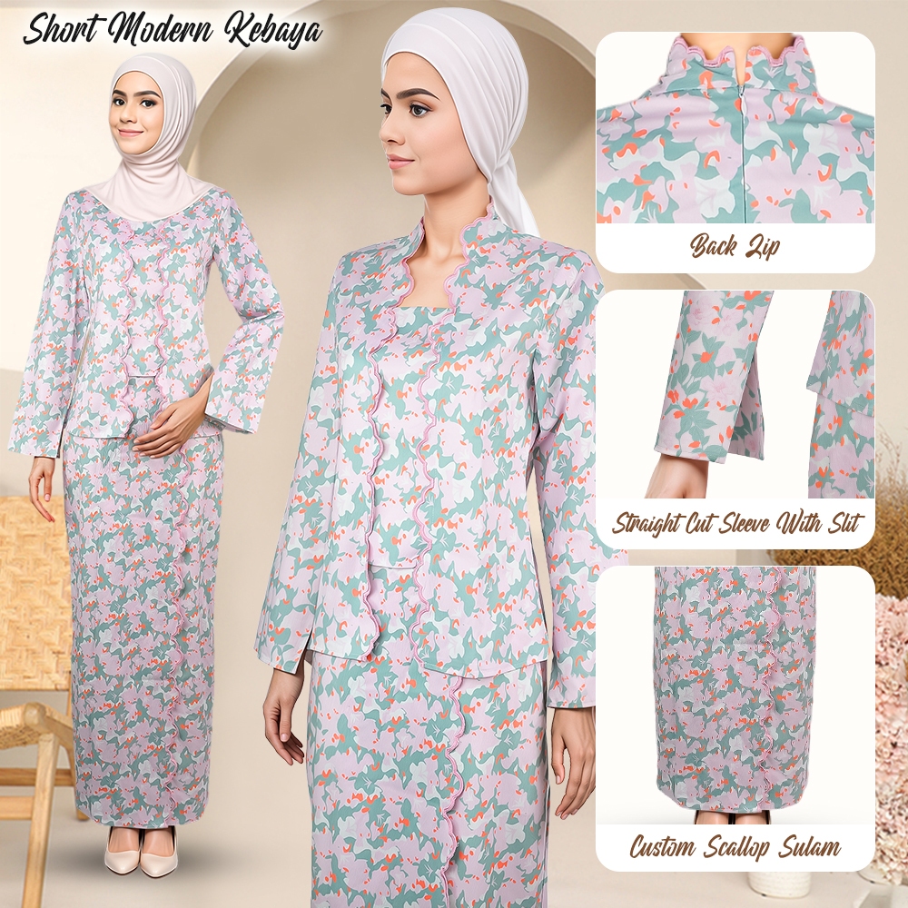 Baju Kurung Modern Kebaya printed baju raya 2025 viral baju kurung ...