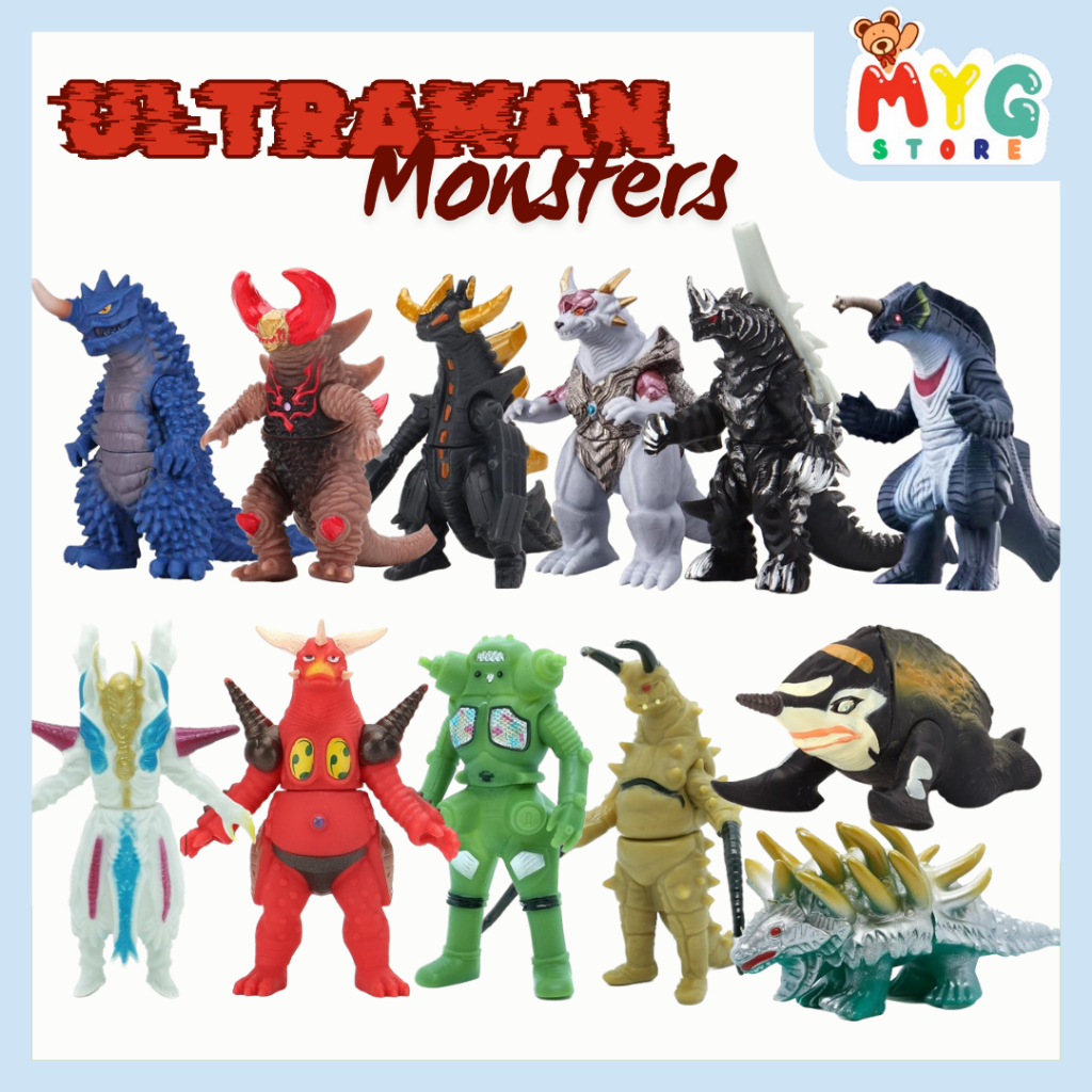 OEM 12cm Ultraman Monster Ultra Kaiju Series Action Figures Collectible ...