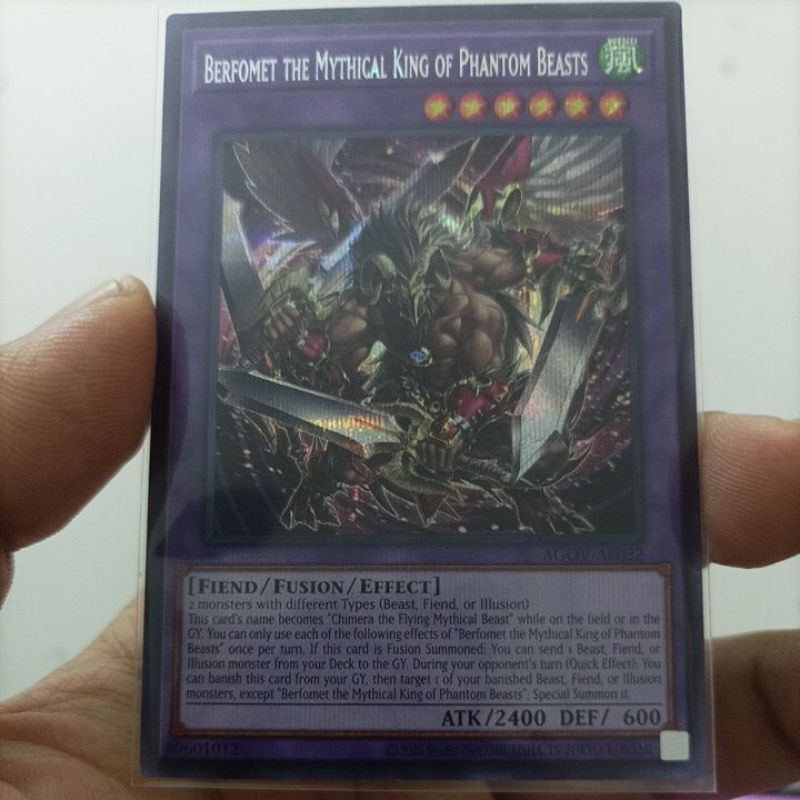 AGOV-AE032 Berfomet the Mythical King of Phantom Beasts (SR / SEC) | Shopee Malaysia