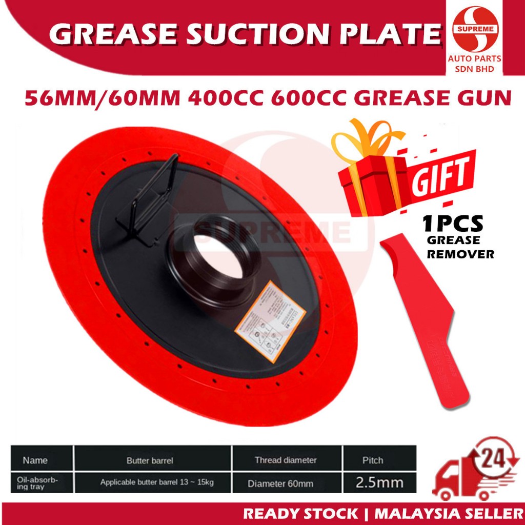 S2U Universal Grease Gun Grease Suction Plate for Backhoe Excavator ...