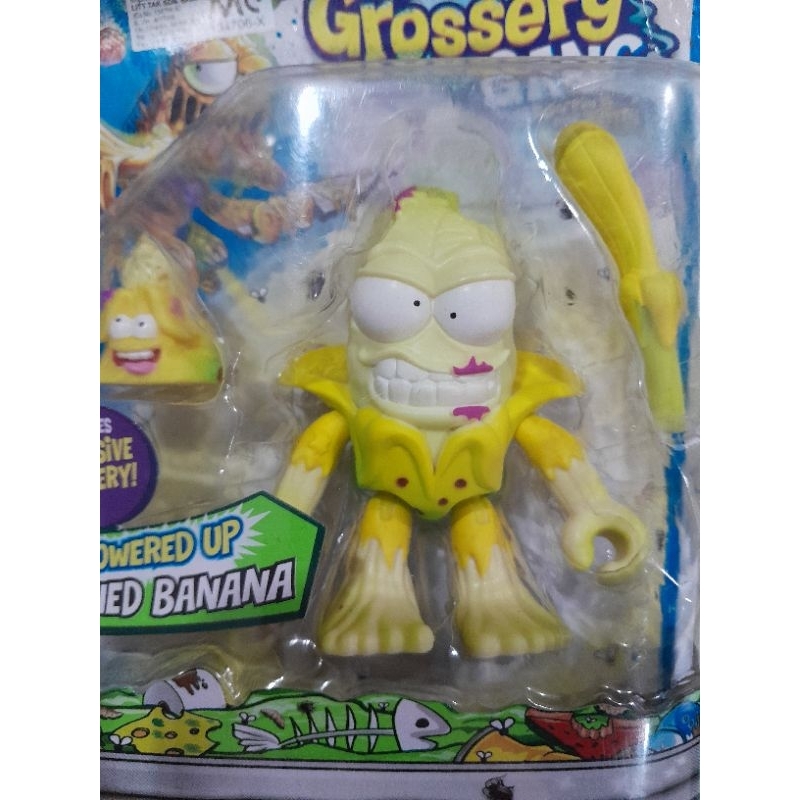 The Grossery Gang Series 3 Putrid Power Squished Banana Action Figure ...