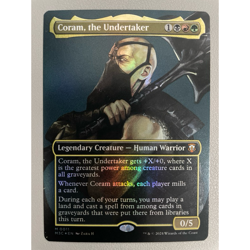 MTG:Modern Horizons 3 (MH3) M0011 - Coram, the Undertaker (Borderless ...