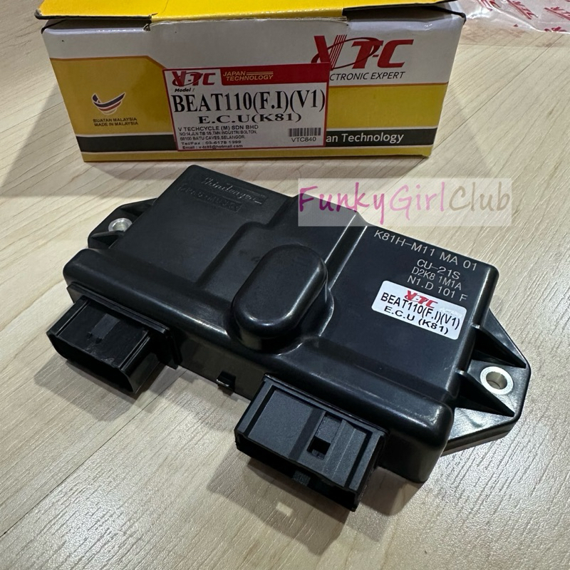 VTC HONDA BEAT V1 FI Engine Control Unit ECU FUEL INJECTION K81 ...
