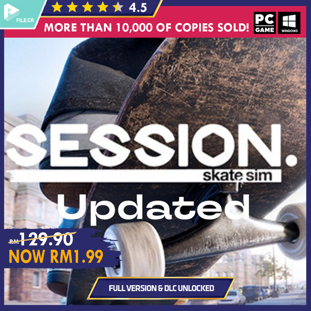 SESSION: SKATE SIM – YEAR 1 COMPLETE EDITION V1.0.5 + 7 DLCS[𝐋𝐈𝐅𝐄𝐓𝐈𝐌𝐄 ...