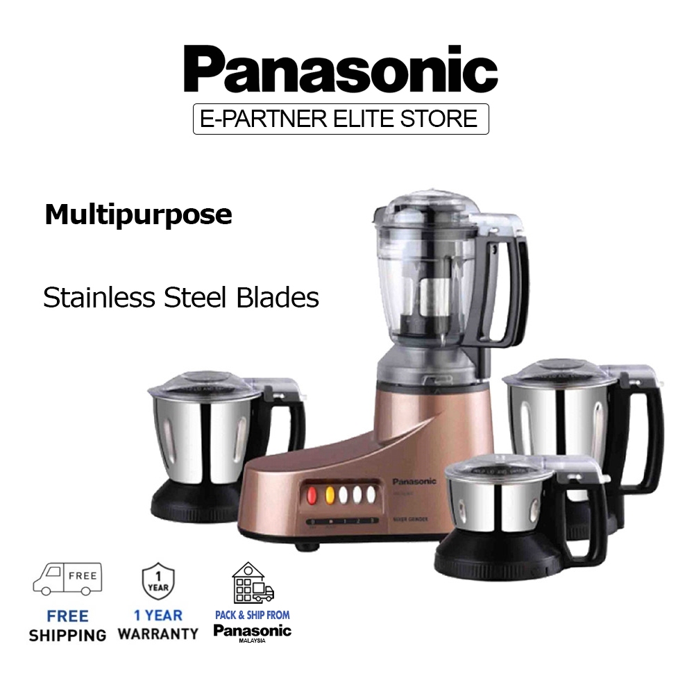 Panasonic MX-AC400 Mixer Grinder 4 Jars (1000W) MX-AC400TSK | Shopee ...