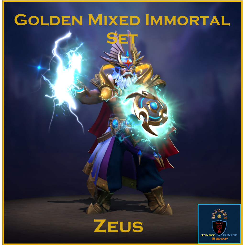 Dota 2 Zeus Golden Mixed Immortal Set | Shopee Malaysia