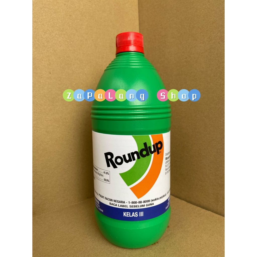 1L Roundup Glyphosate 41% Weed Killer - Racun Rumput Lalang/Racun ...
