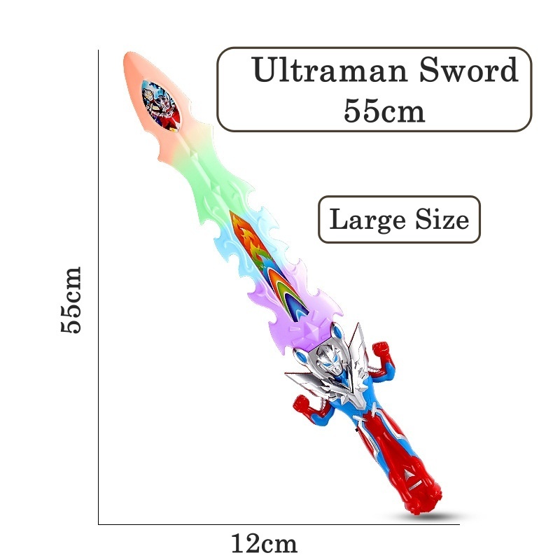 Ultraman Sword Flashing Light & Sound Ultraman Hero Sword Toy Mainan ...