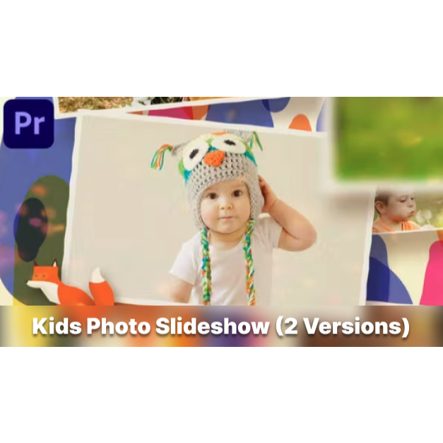 [Adobe Premiere Pro][ADD ON]Kids/Children's Colourful Photo Slideshow ...