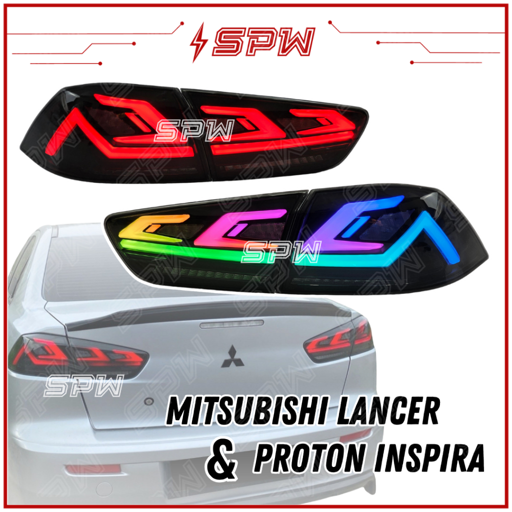 Mitsubishi Lancer Evo X / Proton Inspira (2008-2017) LED Tail Lamp Tail ...
