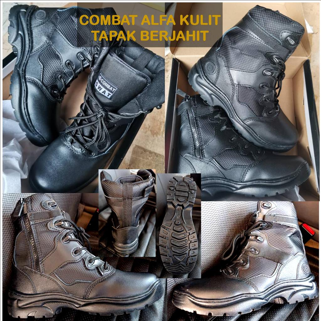 SWAT DELTA TACTICAL BOOTS KASUT OPERASI | Shopee Malaysia