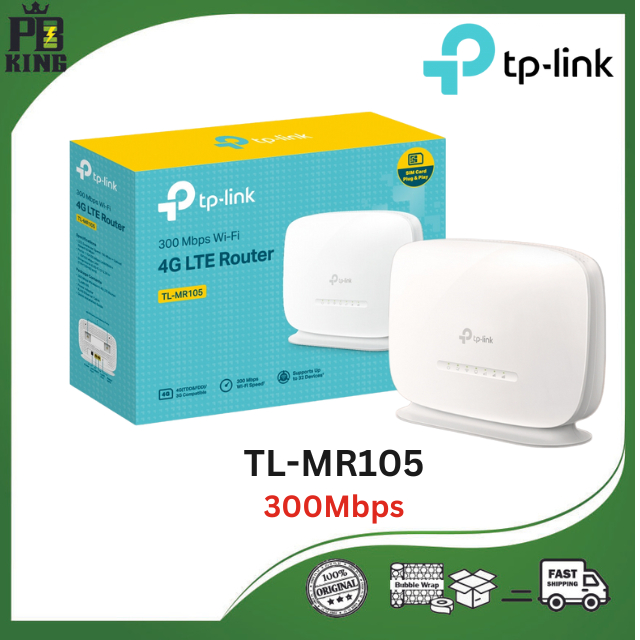 TP-Link (MR105) 4G LTE Router Sim Card Modem Wi-Fi Router Support ...