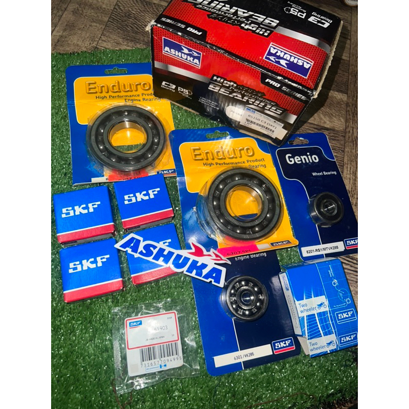 [SALES] ASHUKA ENDURO ENGINE BEARING SET HONDA RS150 C3 (SKF) | Shopee ...
