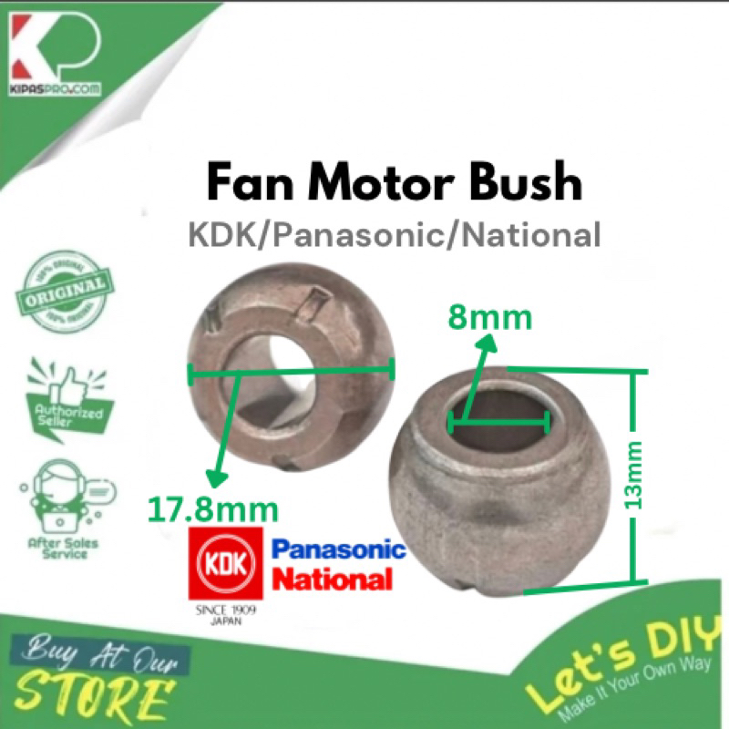MOTOR FAN BUSH/BOSHING KDK/PANASONIC/NATIONAL | Shopee Malaysia