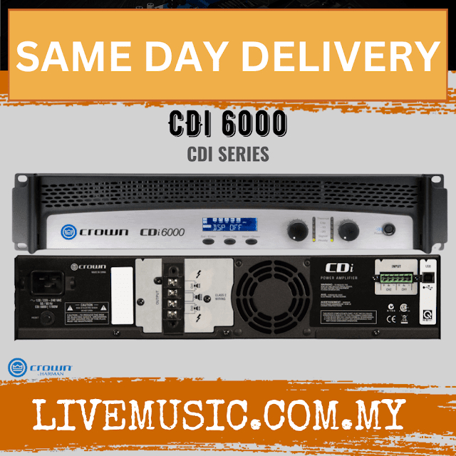 Crown CDi 6000 Power Amplifier ( CDi-6000 / CDi6000 ) | Shopee Malaysia