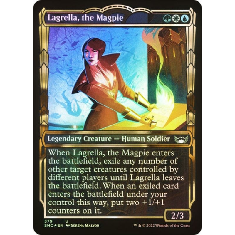 Magic the Gathering - Lagrella, the Magpie (SNC) Foil Variant | Shopee ...