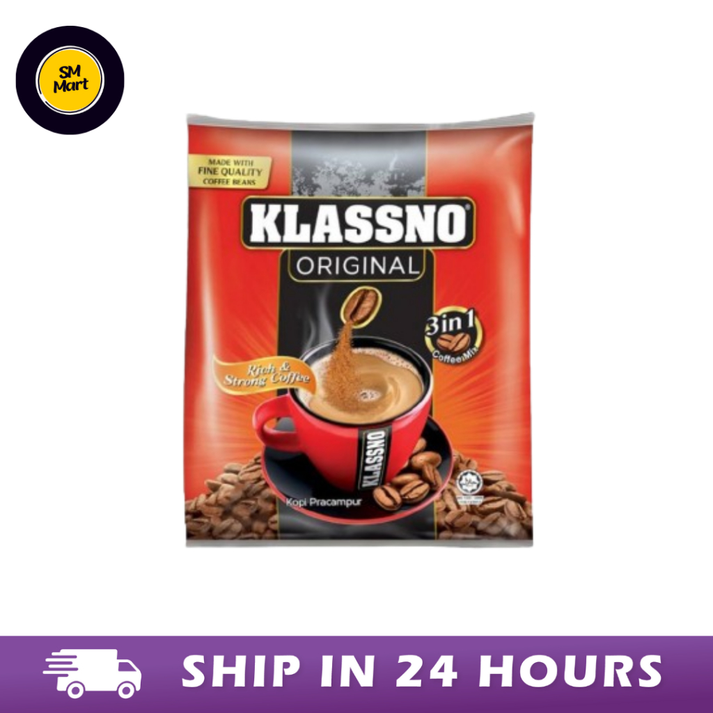 COFFEE KOPI KLASSNO 3 in 1 Instant mix Original 20g x 18 Sachets ...