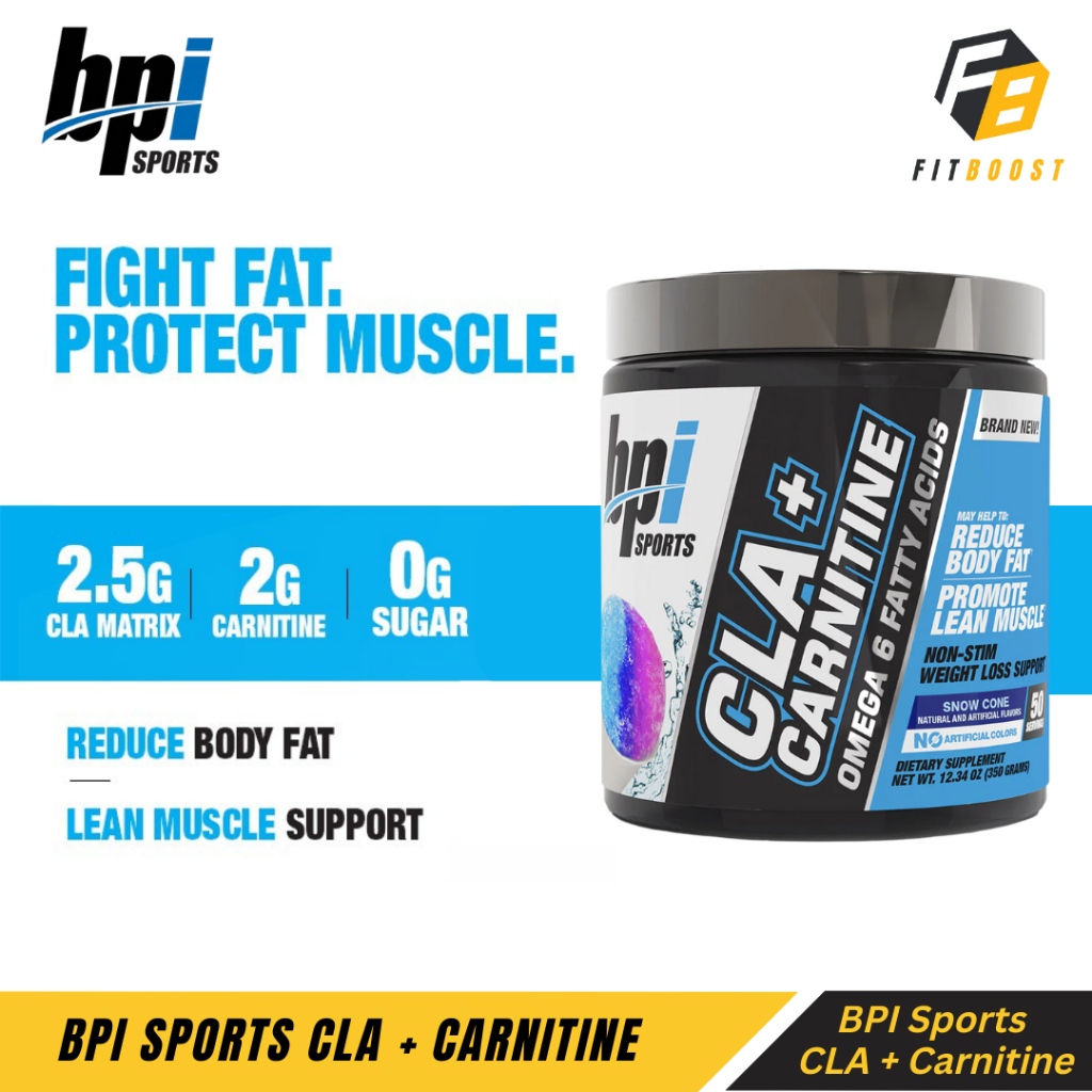 BPI Sports, CLA + Carnitine, Stimulant-Free Weight Loss Formula (50 ...